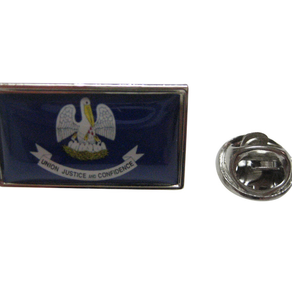 Kiola Designs | Accessories | Louisiana Flag Lapel Pin | Poshmark